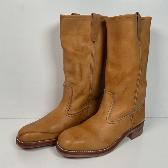 Hytest | Shoes | Vintage Hytest Chunky Banana Campus Boots Mens 95 C ...